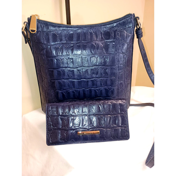 Brahmin | Bags | Rare Htf Brahmin Katie Poolside Basque With Ady Wallet ...
